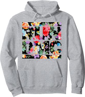 Run DMC Offizielles Blumenlogo Pullover Hoodie