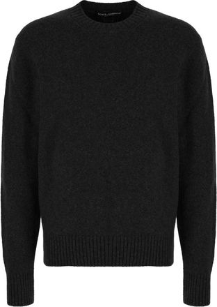 Dolce & Gabbana Homme, Pulls, Noir, Taille: XL Pull ras du cou