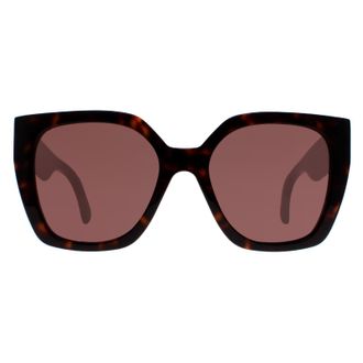 Gucci Square Damen Havana Braun GG1300S