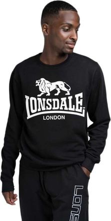Lonsdale Herren Sweatshirt Men Crewneck Sweatshirt Gosport schwarz (Schwarz) X-Large