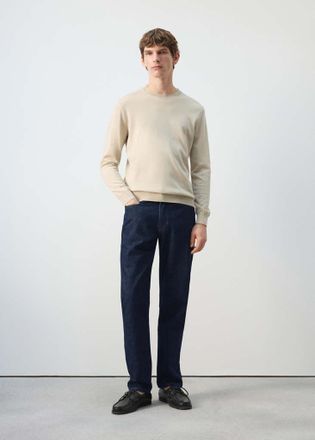 Mango Jean Bob regular-fit bleu - Homme - 38 - MANGO MAN