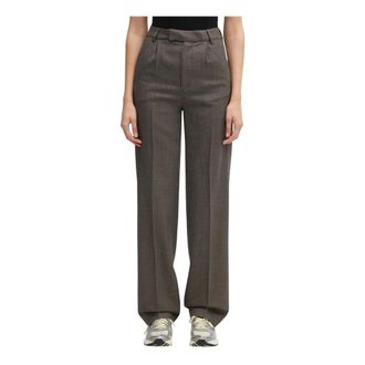 Maison Margiela Pantalon Large Pliss&eacute; - Femme - Pantalons - Brun - Taille: 36 FR