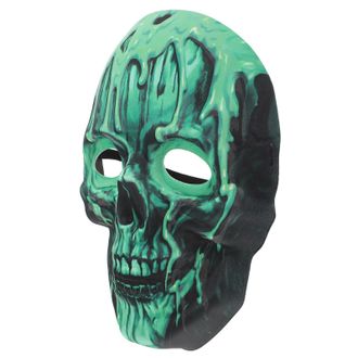 BESPORTBLE Sosoport Leuchtende Totenkopfmaske Halloween Vollkopf Skelettmaske mit Verstellbarem Riemen Weichem Material f&uuml;r M&auml;nner Frauen Party und Kost&uuml;m Access