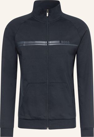 HUGO BOSS Lounge-Sweatjacke Authentic blau