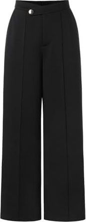 Grace Karin Pantalon Large Extensible Taille Haute pour Femme daffaires avec Poches Noir M