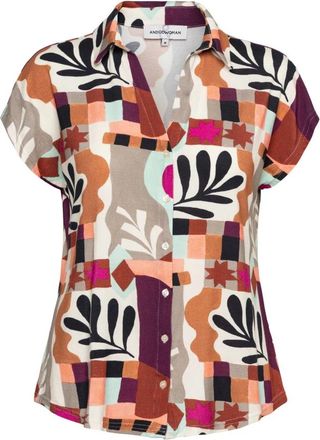 &Co Woman Valetta Bluse - - Blouses & Shirts - Damen - Mehrfarbig - XL