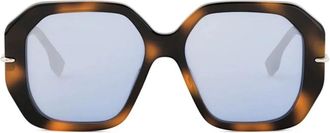Fendi Selleria Sonnenbrille - - Accessories - unisex - Braun - 54 MM