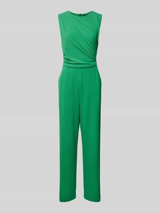 Swing Jumpsuit in unifarbenem Design mit Eingrifftaschen