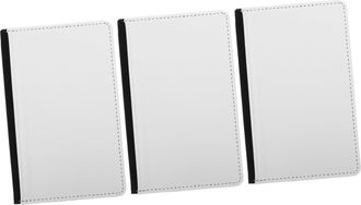 Yardwe 3 Stück Teiliges Pu Leder Reise dokumenten Organizer Multifunktionaler Passport Holder mit Großem Fassungsvermögen Schwarzer Reisegeldbeutel für Auswe