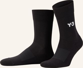 Yohji Yamamoto Socken Crew schwarz