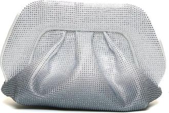 Themoirè Clutches - Clutch Strass Degrade Silver Smoke With Micro Stra - Gr. unisize - in Silber - für Damen