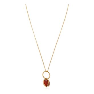 Jil Sander Femme, Accessoires, Jaune, Taille: ONE Size Collier avec Pendentif