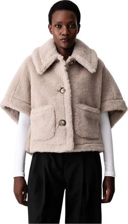 Max Mara Faux Fur & Shearling Vestes - Femme - Vestes - Beige - Taille: 38/40 FR