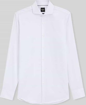 HUGO BOSS Slim Fit Businesshemd aus reiner Baumwolle Modell H-HANK-SP