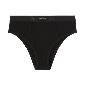 Palm Angels Logo High Waist Unterw&auml;sche - - Underwear - Damen - Schwarzk - S