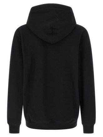 Gucci Logo-Print Cotton Hoodie - Black