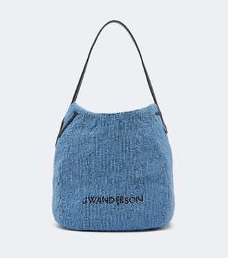 J.W.Anderson Sac port&eacute; &eacute;paule Bulb Small en cuir &agrave; perles
