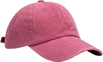 Generic Casquette Tech et Femme Mode &Eacute;t&eacute; Casquettes D&eacute;contract&eacute;es Protection Solaire Baseball Casquettes Tennis Casquette Lavable, Rose, taille unique