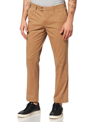 Brax Brax Herren Style Kapok Pima Flachgewebe Chino Klassisch Hose, Camel, 36W/30L