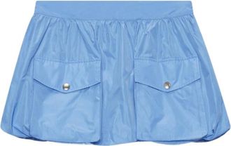 Msgm Msgm, Femme, Jupes, Bleu, Taille: 38 FR Mini-jupe avec poches
