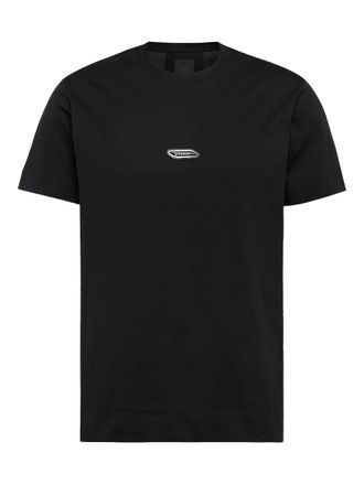 Givenchy t-shirt à plaque logo - Noir