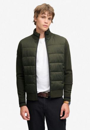 Superdry Steppjacke SLALOM HYBRID JACKET Kunstfaser, slim fit