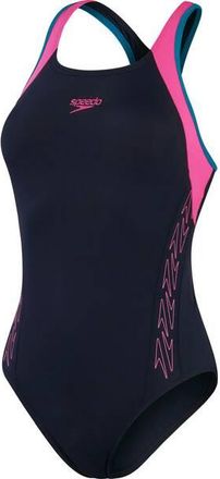Speedo Damen Badeanzug HYPERBOOM SPL FYBK AF NAVY/PINK