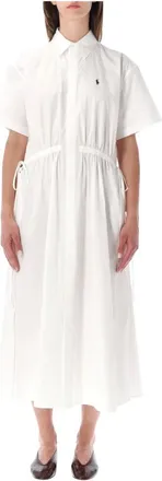 Polo Ralph Lauren Femme, Robes, Blanc, Taille: 36 FR Shirt Robes