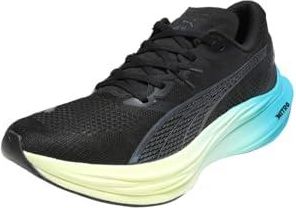 Puma Puma Hommes Deviate Nitro 3 Chaussure De Running sans Stabilisateurs Chaussures De Running Puma Black-Speed Blue - Noir 42,5
