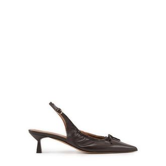Bobbies Sling-back Gigi en cuir