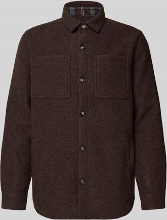 Barbour Regular Fit Hemdjacke mit Woll-Anteil Modell MARLOW