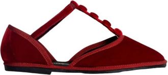 Ilio Smeraldo Femme, Chaussures, Rouge, Taille: 41 EU DOrsay Flat