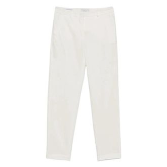 PESERICO Gerade geschnittene Anzughose - - Trousers - Damen - Wei&szlig; - XL