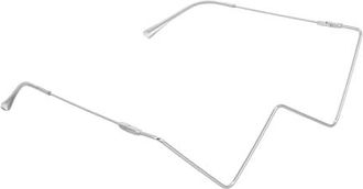 Hemobllo Monture de sans Semi-cerclée Métal Design pour Homme et Femme Accessoire Chic