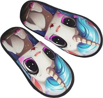 Generic Pantoufles Licornes Mignonnes Lavables Chaussons Confortable Slippers Pour Chambre Outdoor Hiver M