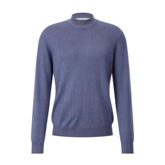 Gran Sasso Rundhals-Strickware - - Knitwear - Herren - Blau - XL