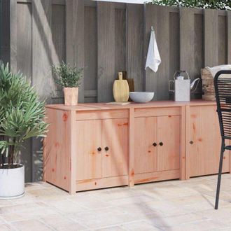 vidaXL vidaXL Armoire de cuisine Marron 106 x 55 x 64 cm Bois de pin massif
