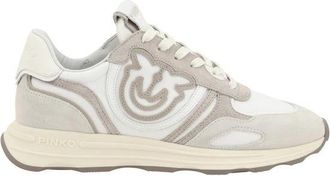 Pinko Pinko, Femme, Chaussures, Gris, Taille: 39 EU Zoe Baskets &agrave; lacets