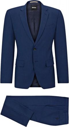 HUGO BOSS Homme, Costumes, Bleu, Taille: XL Single Breasted Suit