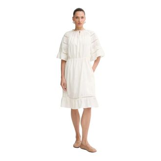 Marc O'Polo Baumwoll-Minikleid - - Dresses - Damen - Wei&szlig; - S