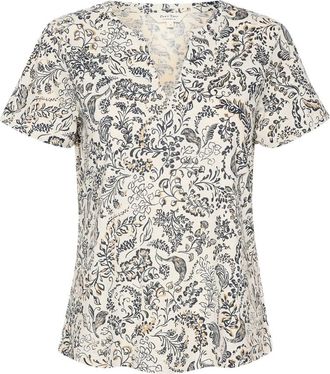 Part Two Femme, Blouses et Chemises, Multicolore, Taille: 36 FR Midnight Navy Botanical Foil T-shirt
