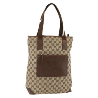 Gucci Pre-owned Vintage GG Canvas Tote Bag - - Pre-owned - Damen - Beige - ONE SIZE