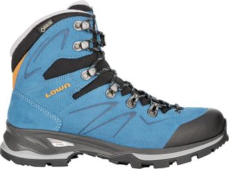 Lowa W Badia GTX Blau - Gore-Tex Robuster wasserdichter Damen Gore-Tex Trekkingschuh, Größe EU 38 - Farbe Türkis - Ma