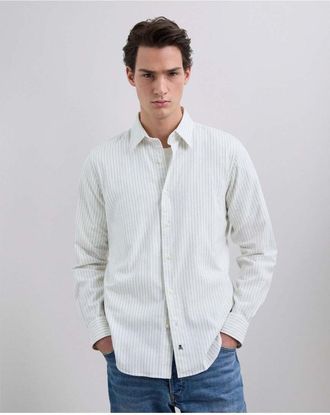 Scalpers Abbot - Chemise &agrave; rayures - Bleu-Multicolore