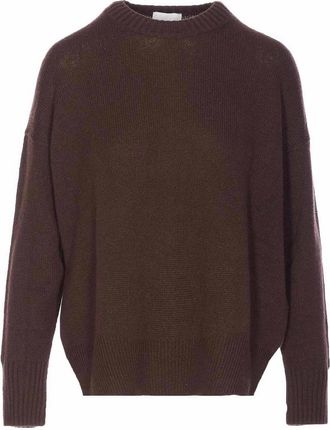 Allude Rundhalspullover - Braun
