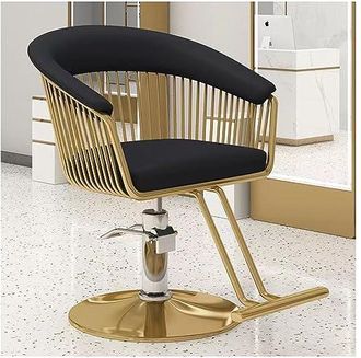 Generic Chaise de barbier hydraulique, chaise de salon professionnelle, chaise de coiffure pivotante &agrave; 360&deg;, hauteur r&eacute;glable, salon de tatouage, chaise de sp