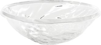 Kartell Moon tablett, Plastik, kristall, 45 x 15 cm