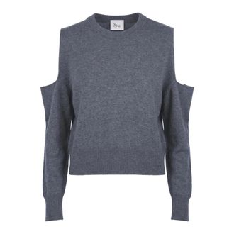8pm Pull col rond - Femme - Pulls - Gris - Taille: 38 FR