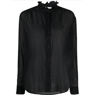 Isabel Marant Schwarzes Gamble Top - - Blouses & Shirts - Damen - Schwarzk - M