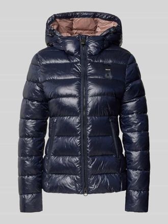 Blauer Jacke in Stepp-Optik Modell CAROLL